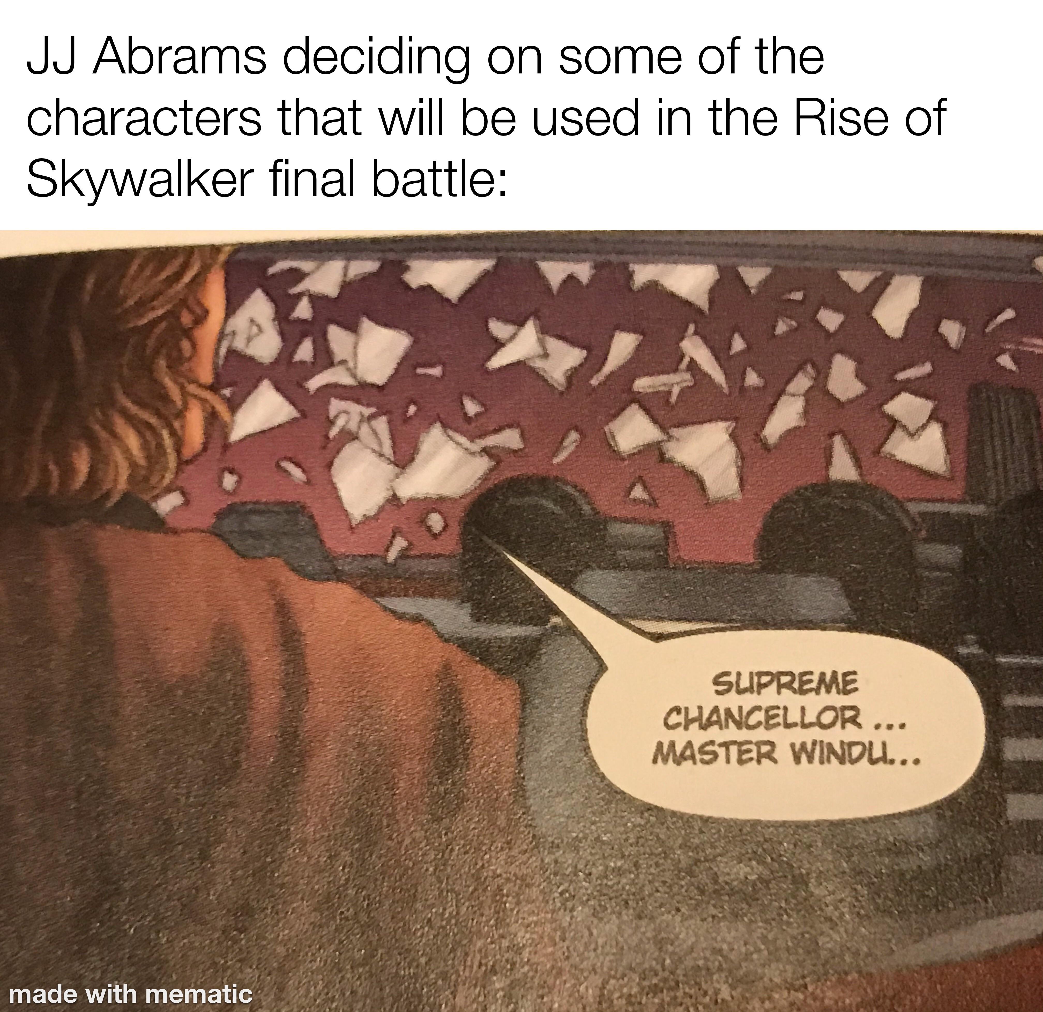 Making a meme of every line of the ROTS comic: post 400 | Scrolller