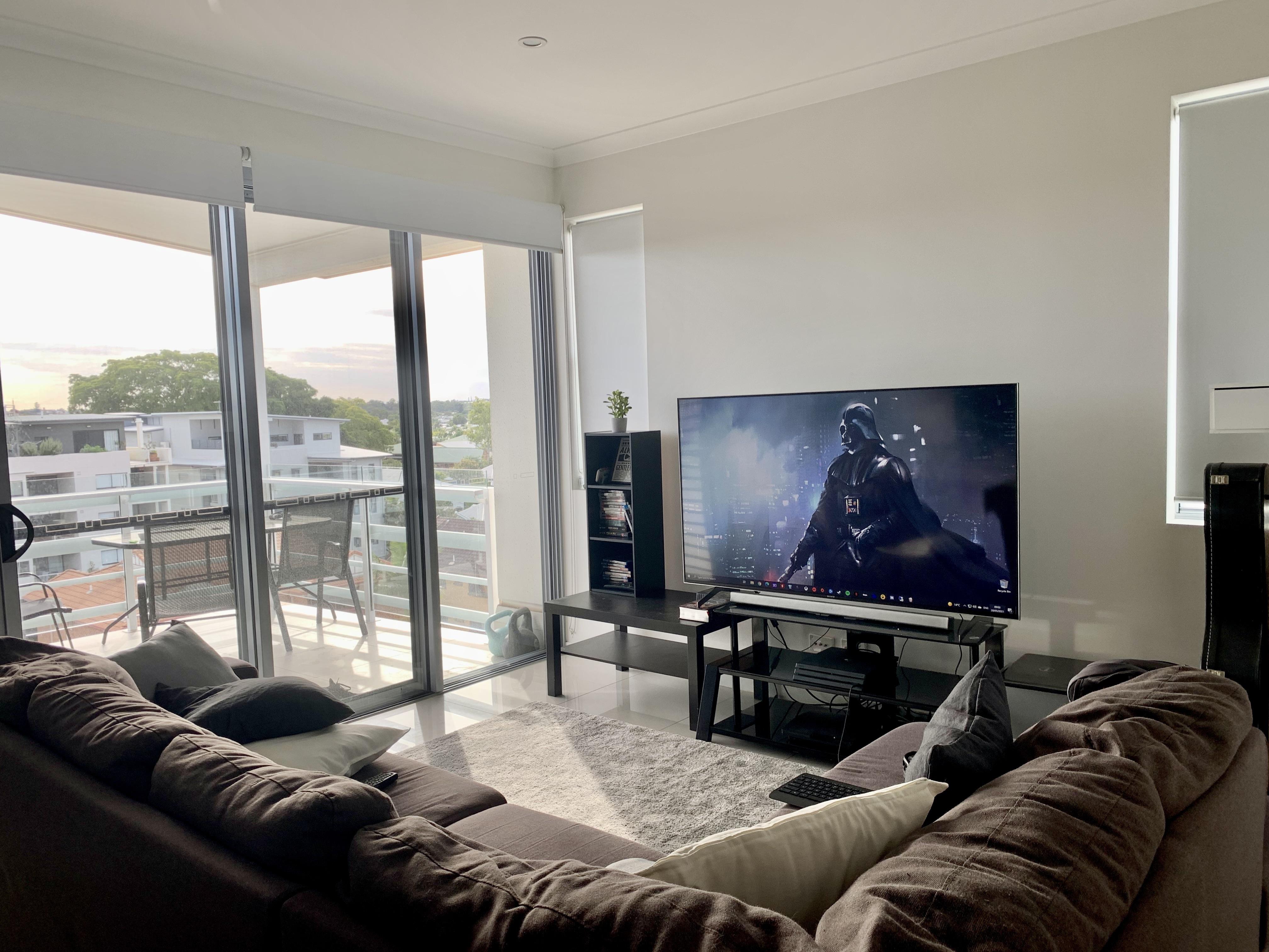 Making do until new tv unit arrives | Scrolller