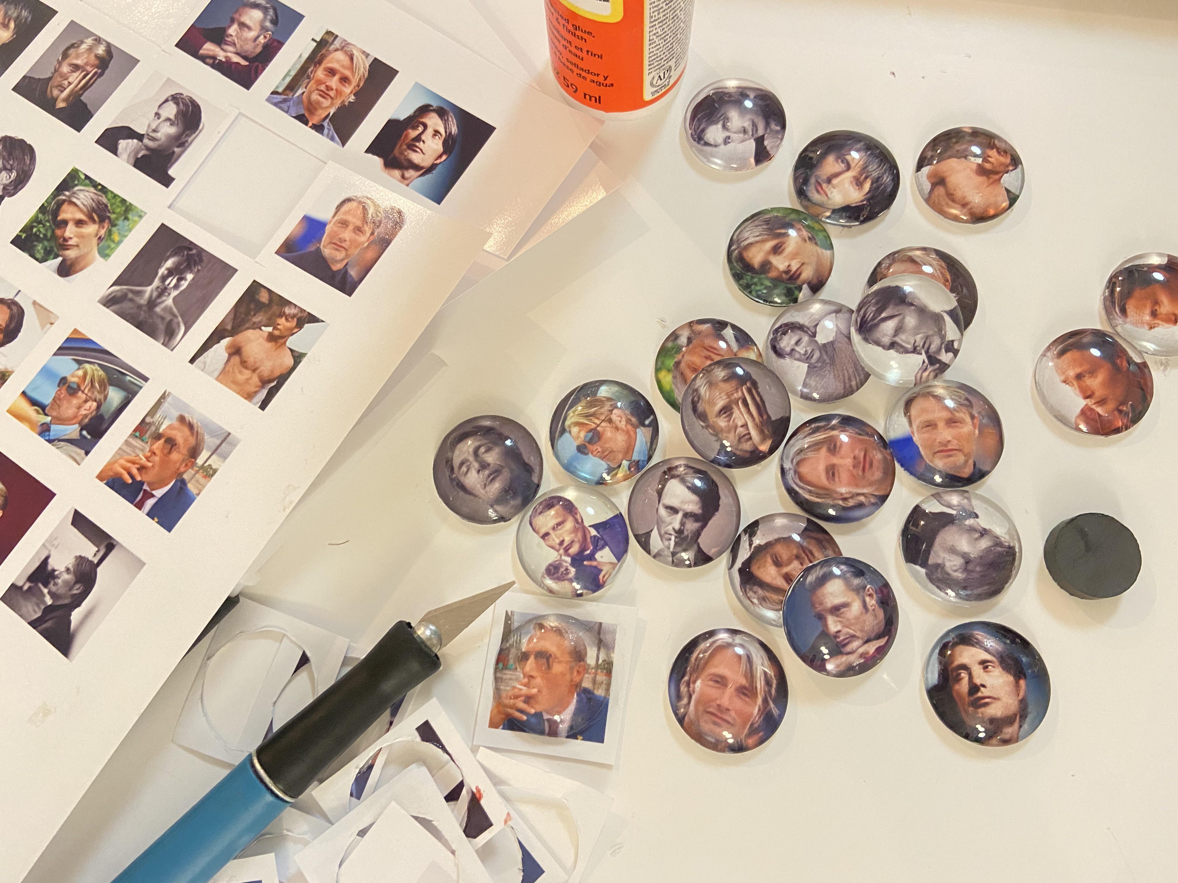 Making Mads Mikkelsen magnets | Scrolller