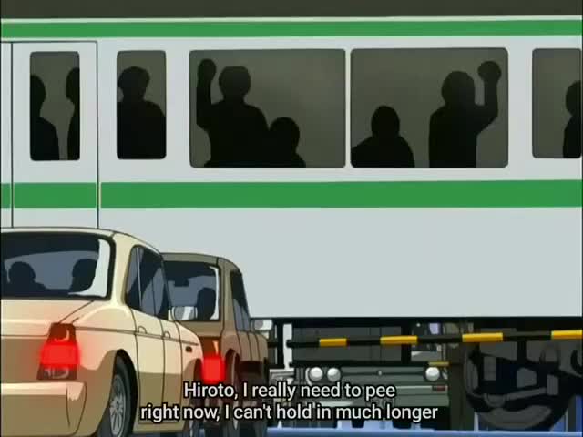 Making Sensei Cum and Pee in a crowded train | Scrolller