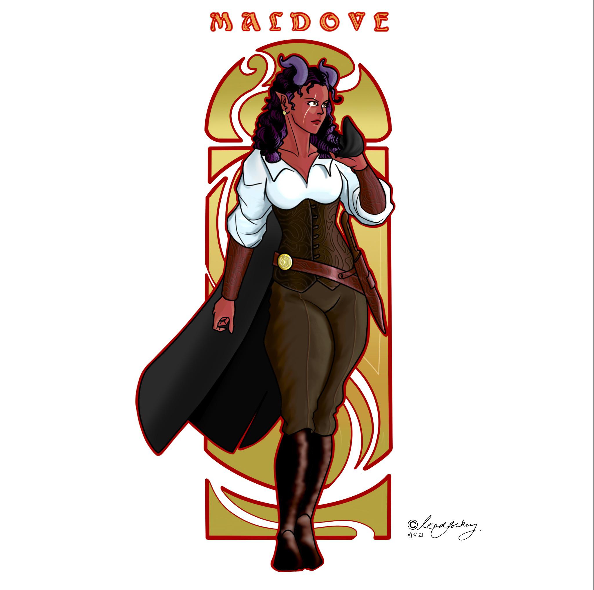 ‘Maldove Dale,Teifling Rogue’, Me, Digital, 2021 | Scrolller