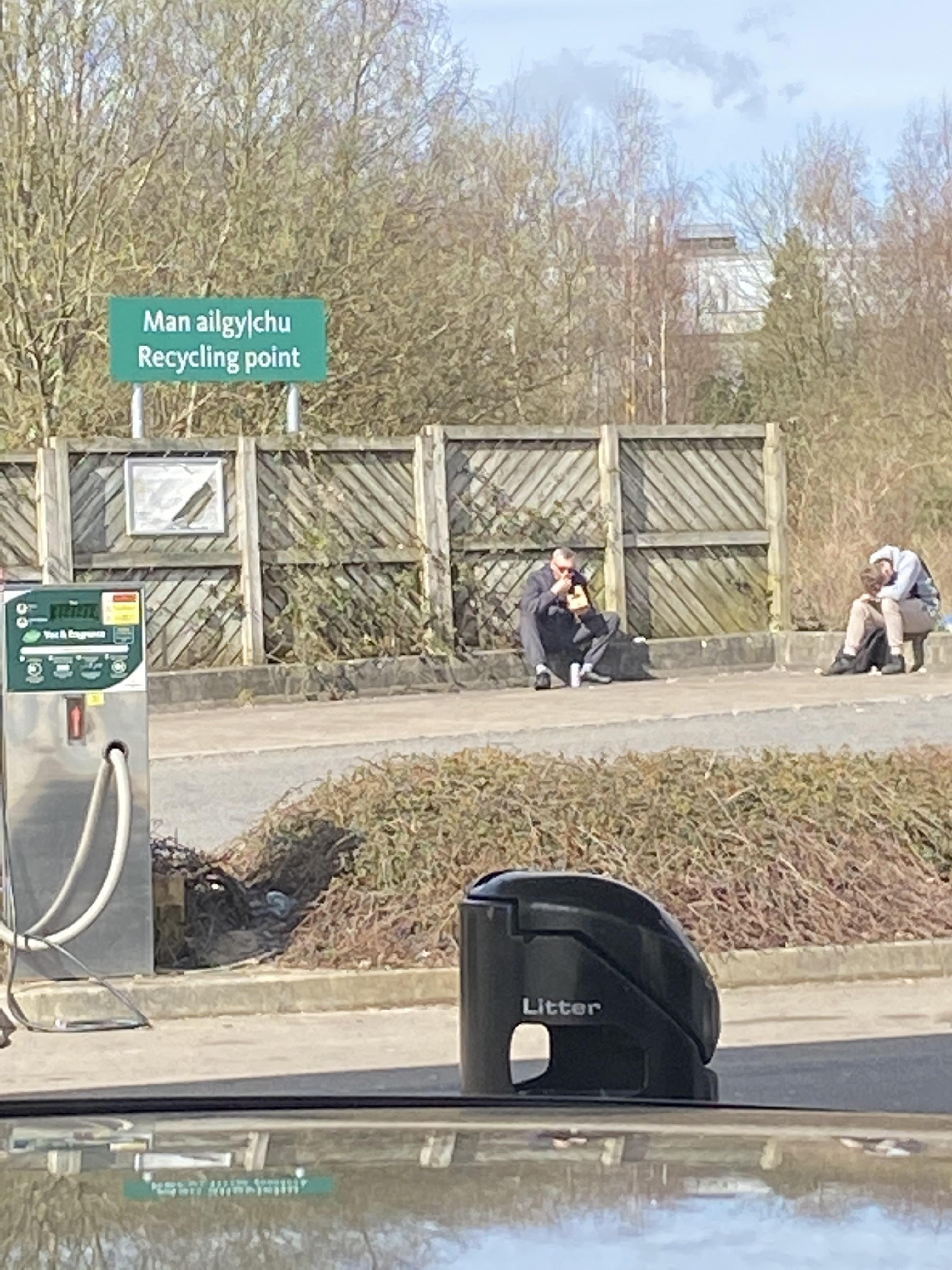 Man Recycling Point - Ready for collection! | Scrolller