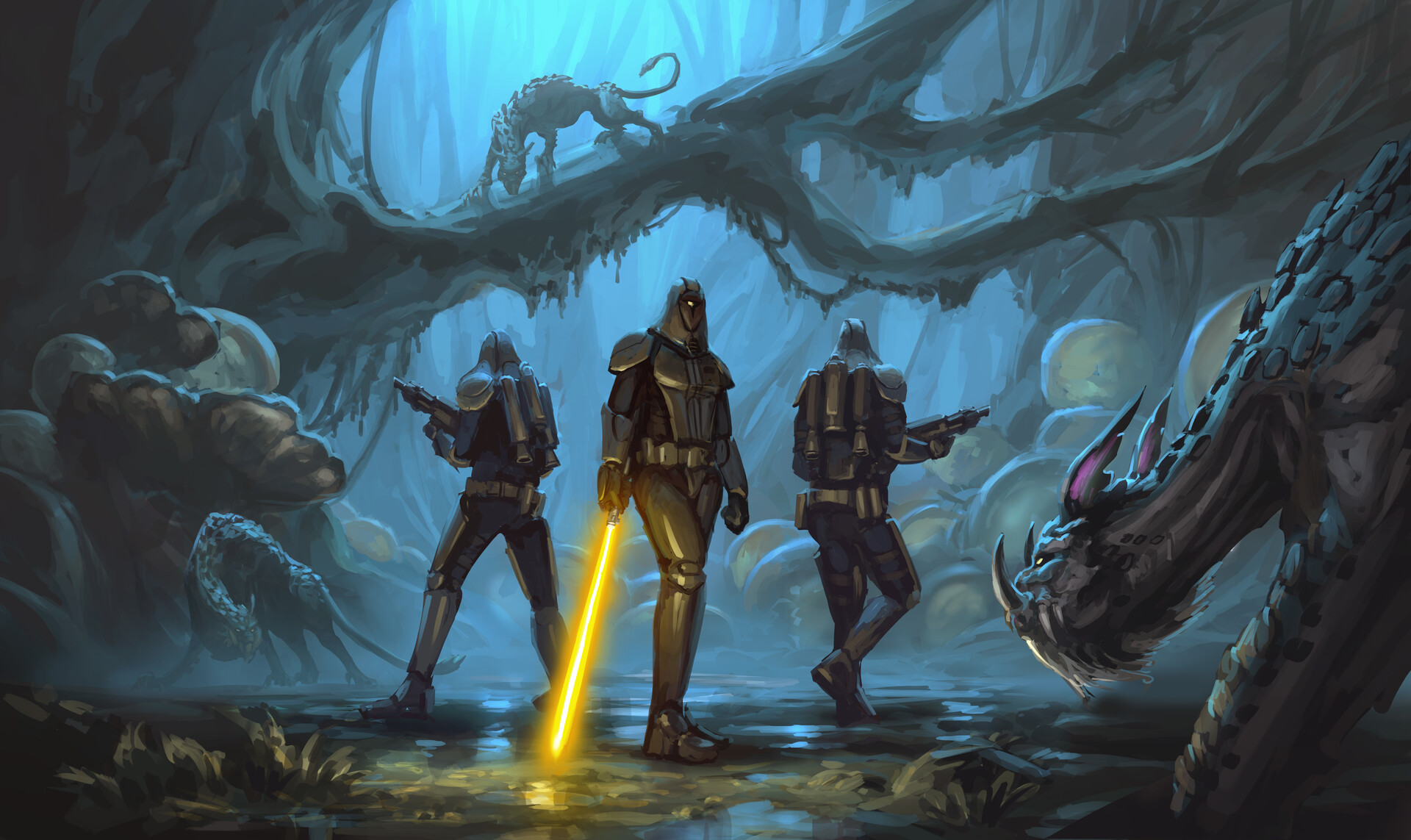 Mandalorian Jedi by David Frasheski | Scrolller