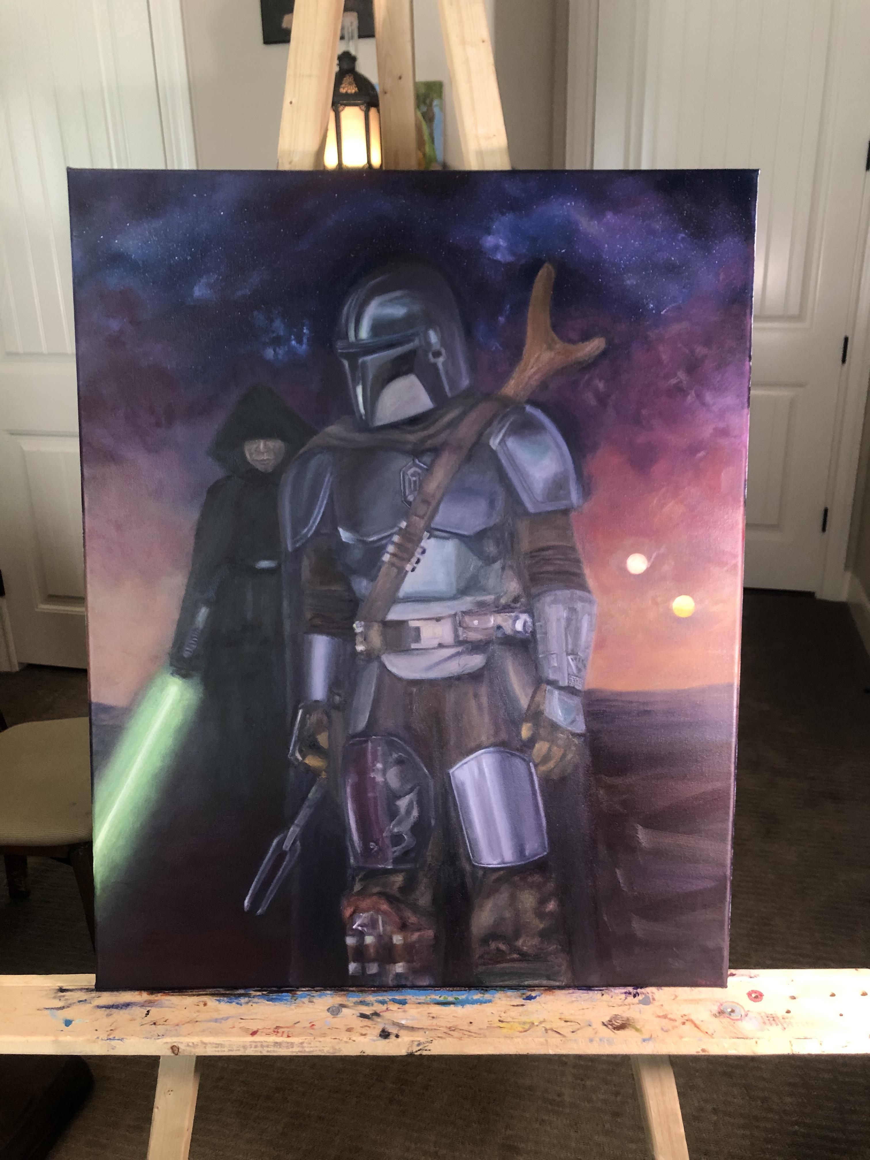 Mando. Oil on canvas, 18”x24” | Scrolller