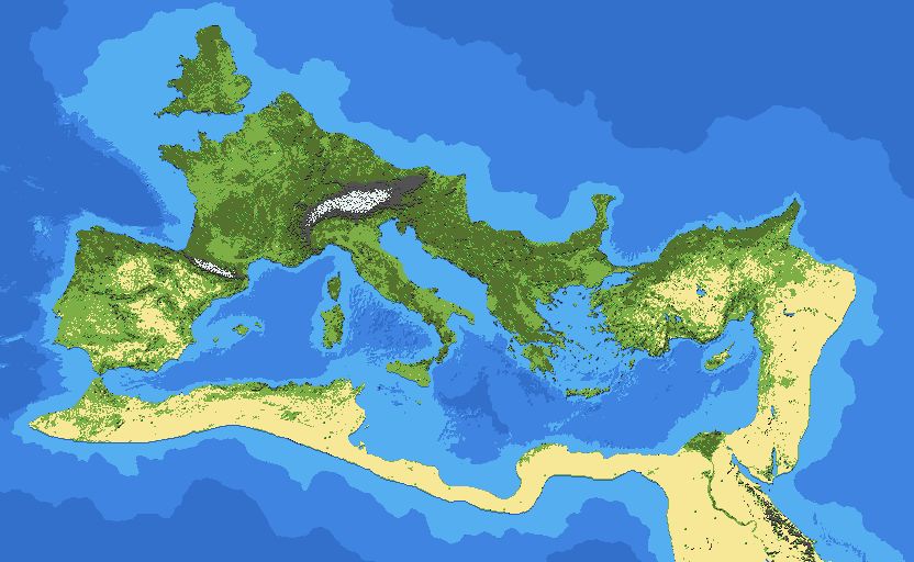 Map i made it's the Roman Empire around 200 AD | Scrolller