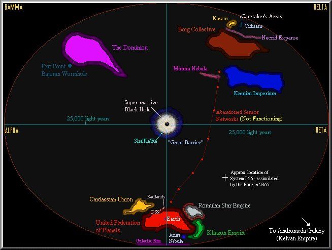 Map of Borg Space | Scrolller