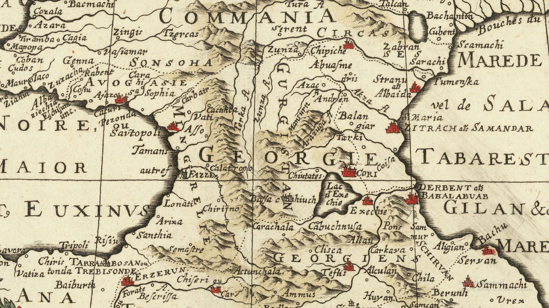 Map of Georgia, 1653 | Scrolller