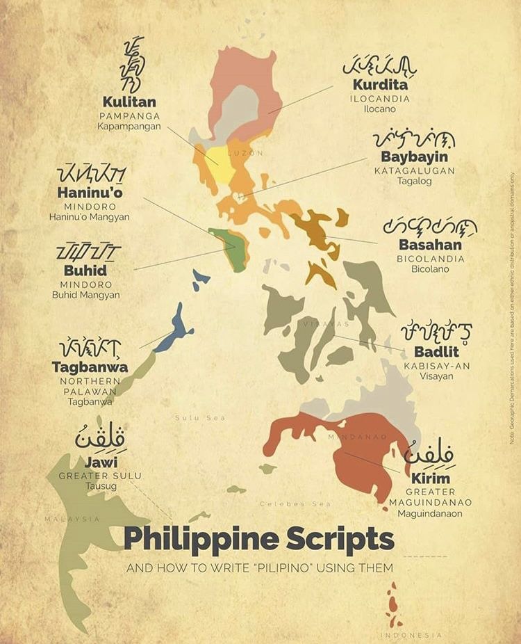 Map of Philippines Scripts | Scrolller