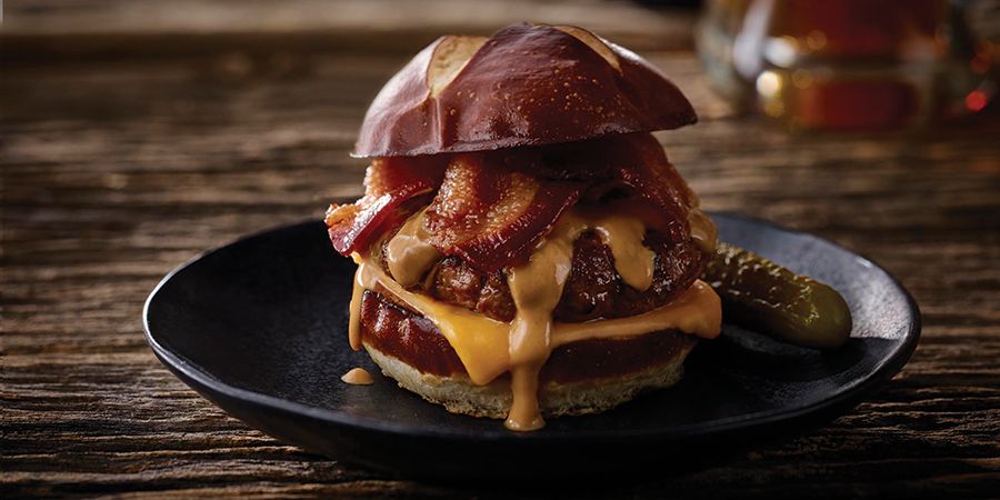 Maple Black Pepper Bacon Peanut Butter Burger | Scrolller