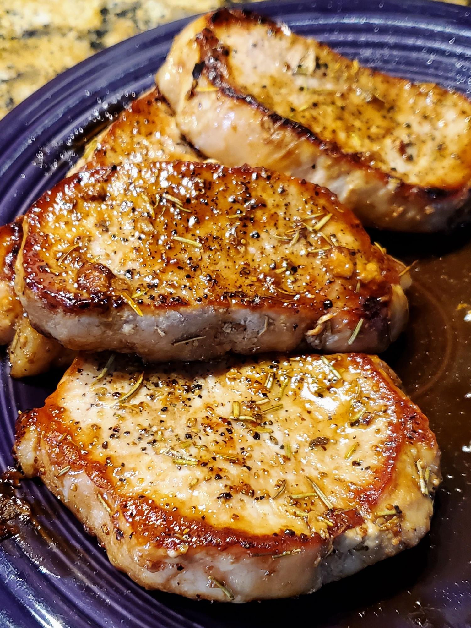 Maple Glazed Pork Chops... Shhh... They're resting. | Scrolller