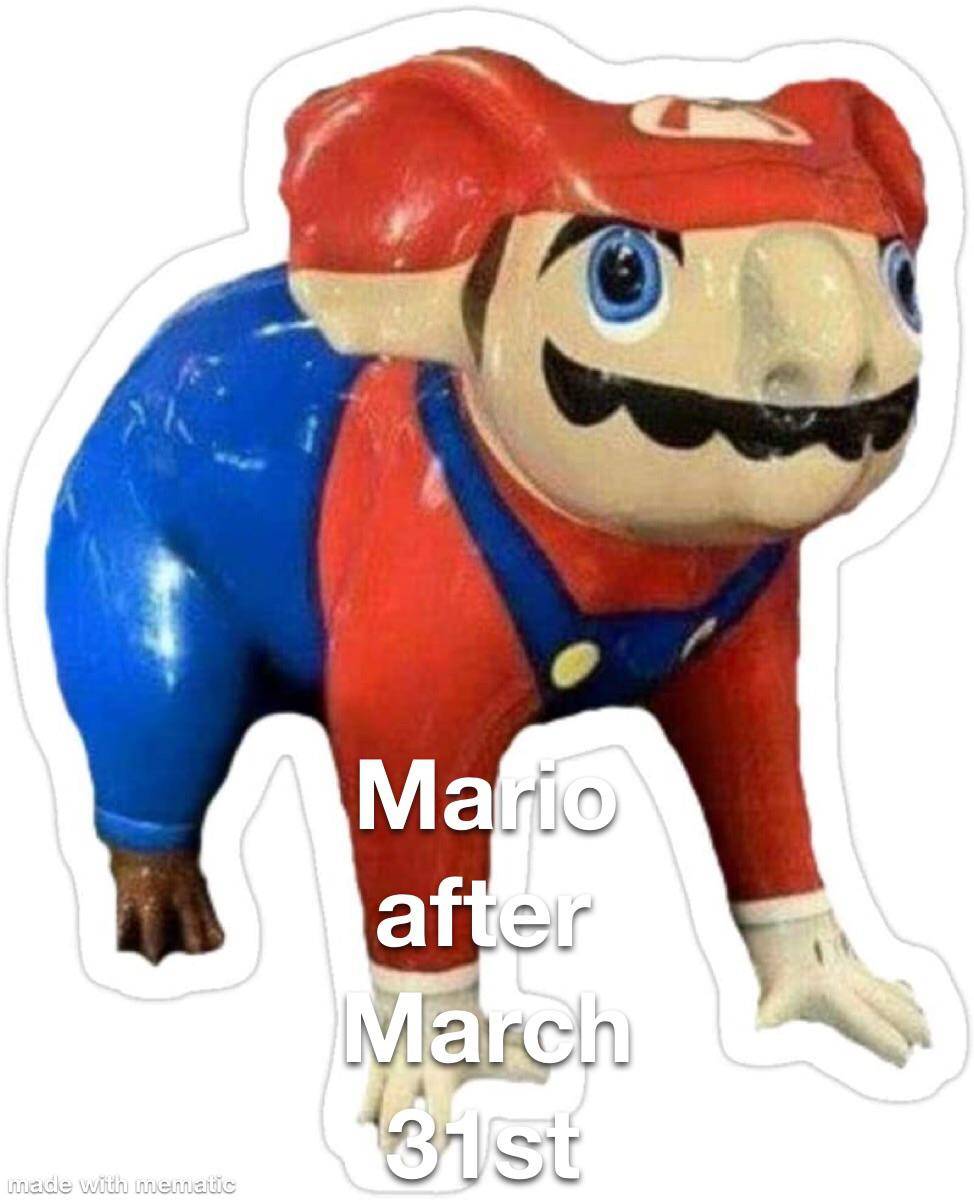 Mario died | Scrolller