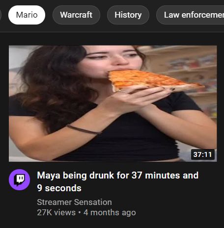 "Mario" related YouTube recommendations peepo pog | Scrolller