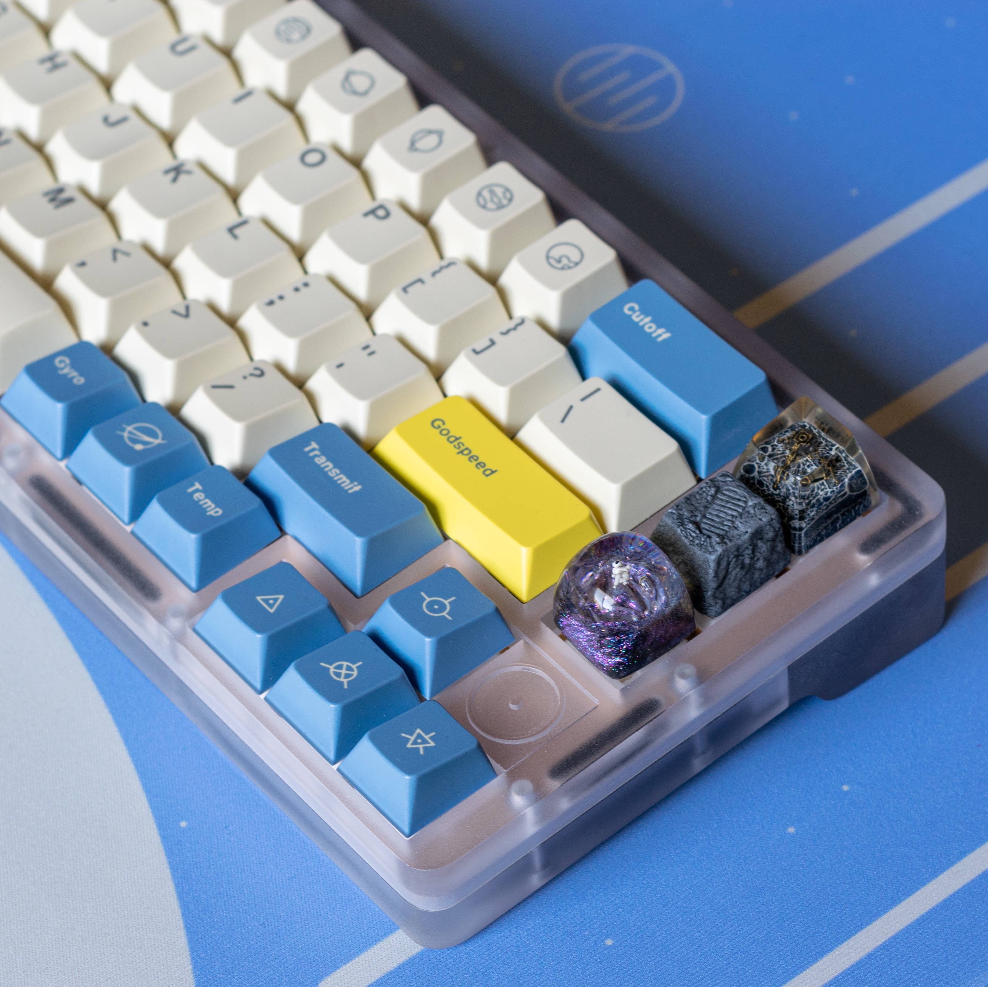 Mark65 with GMK Godspeed and astronaut artisans | Scrolller