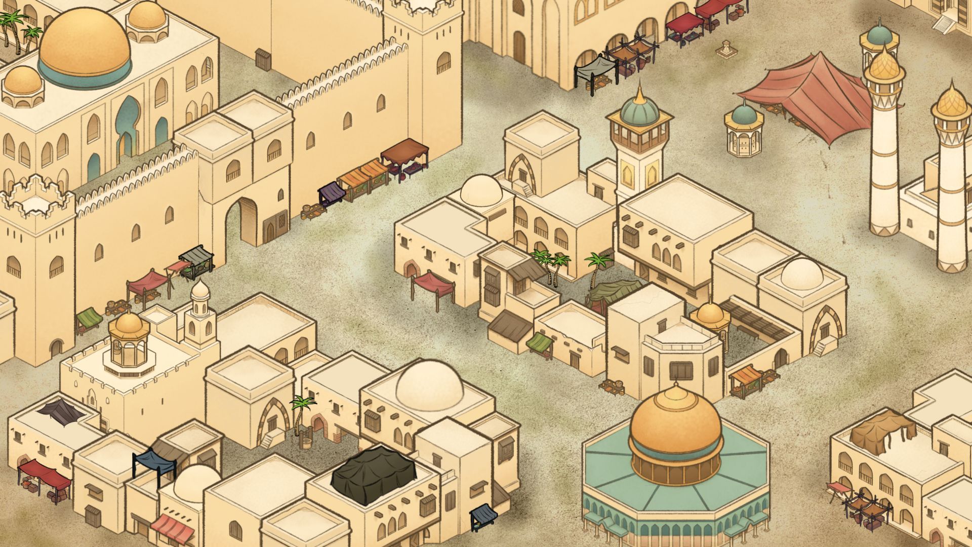 Market Square - my first toying with Wonderdraft...looks a bit strange without people in it ...