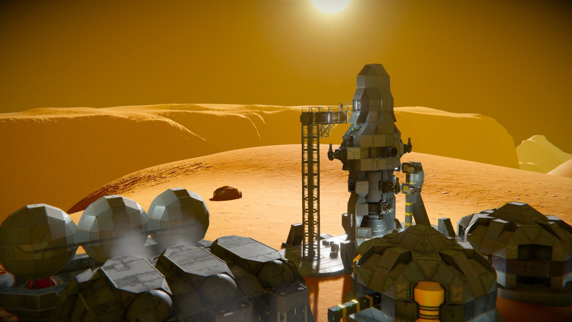 Martian launch complex | Scrolller