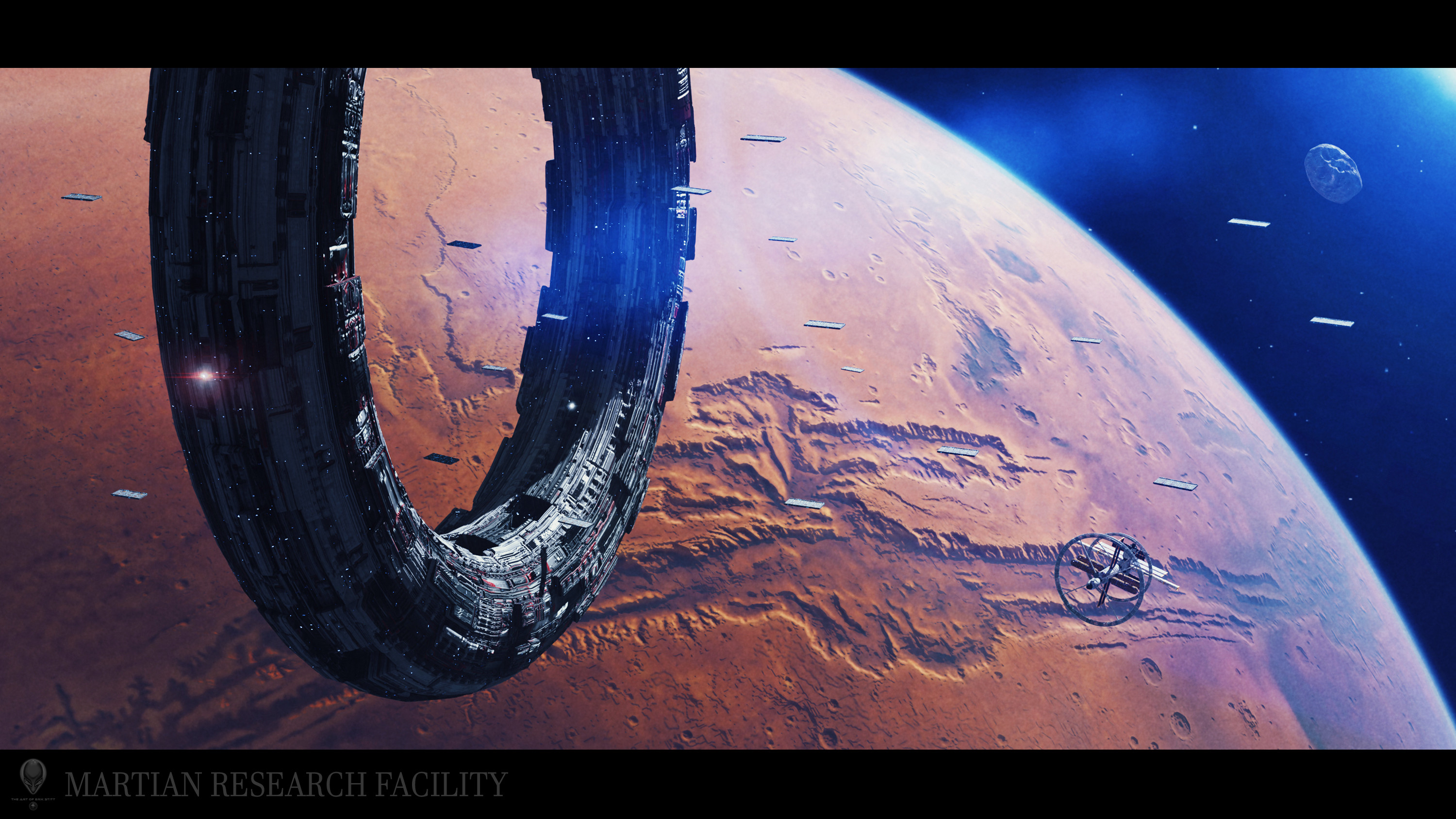 Martian Research Facility by Erik Stitt | Scrolller