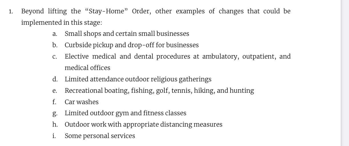 Maryland 1st steps for reopening from the official plan | Scrolller