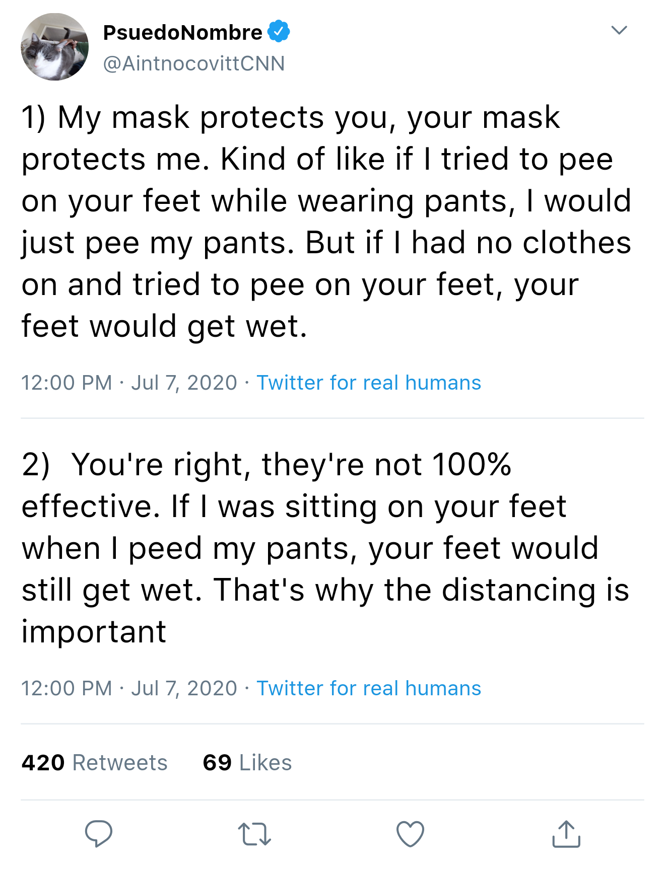 Masks and peeing your pants | Scrolller