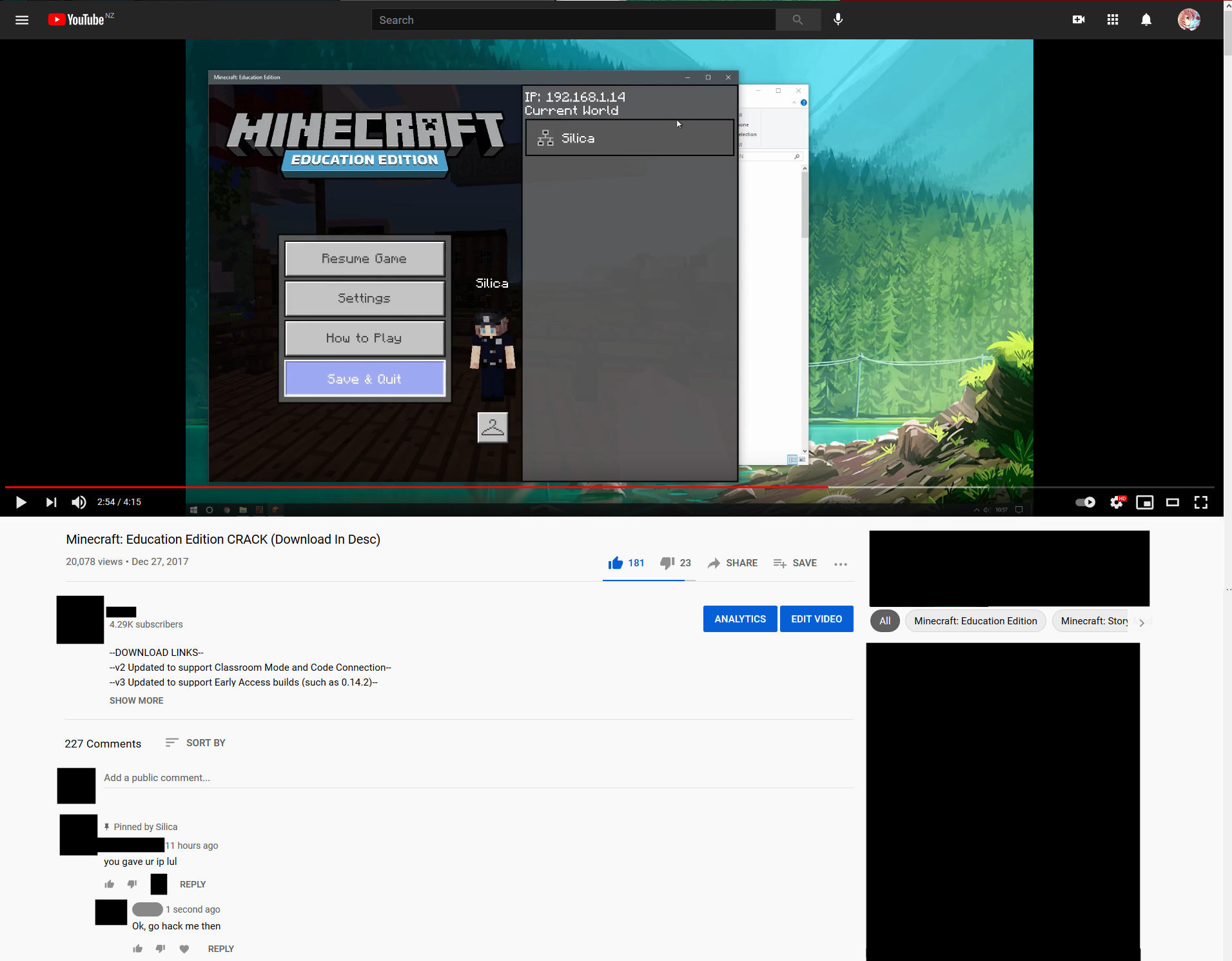 Master hacker in youtube comments | Scrolller