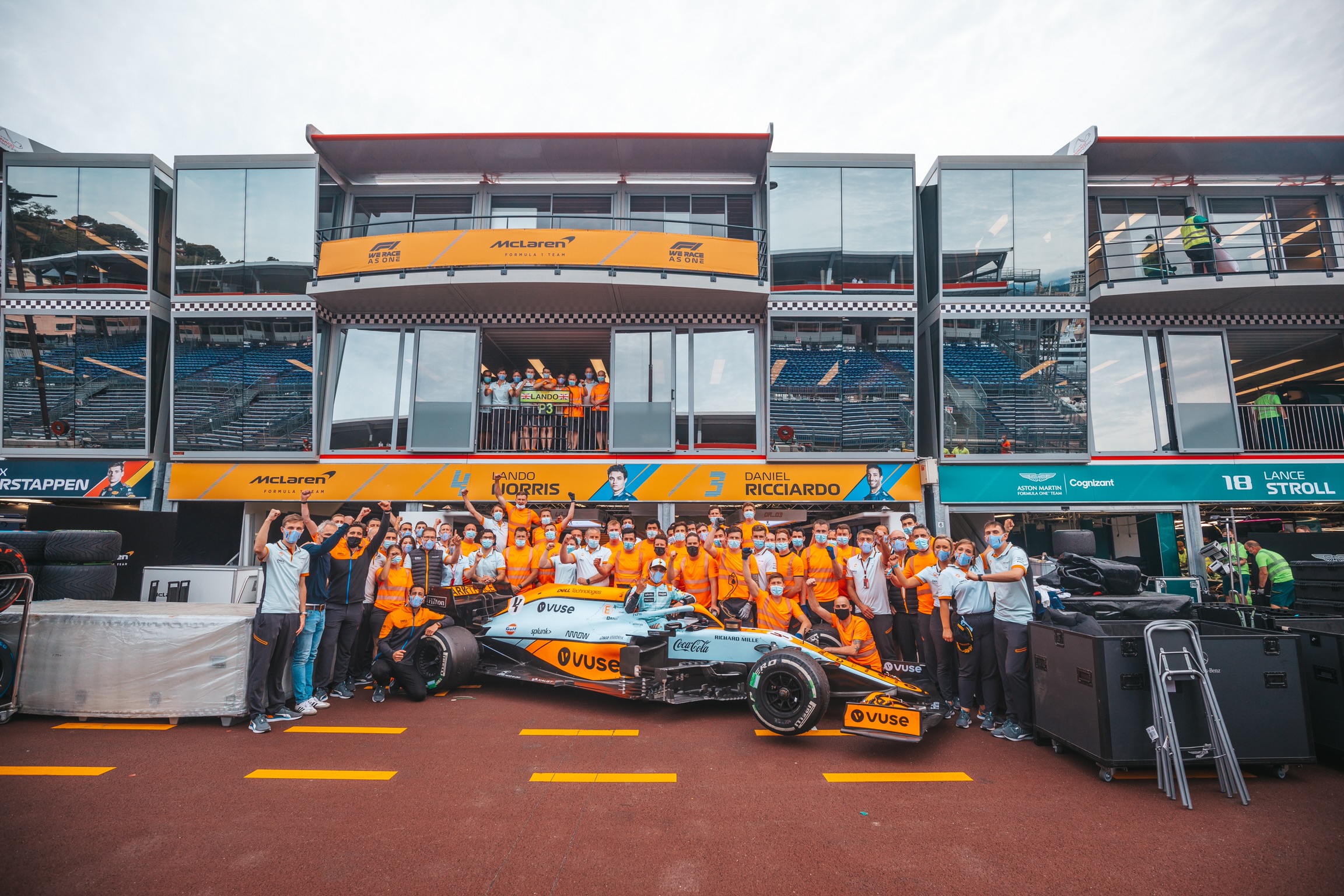 McLaren Post-Race Team Photo - Monaco GP 2021 [2304x1536] | Scrolller