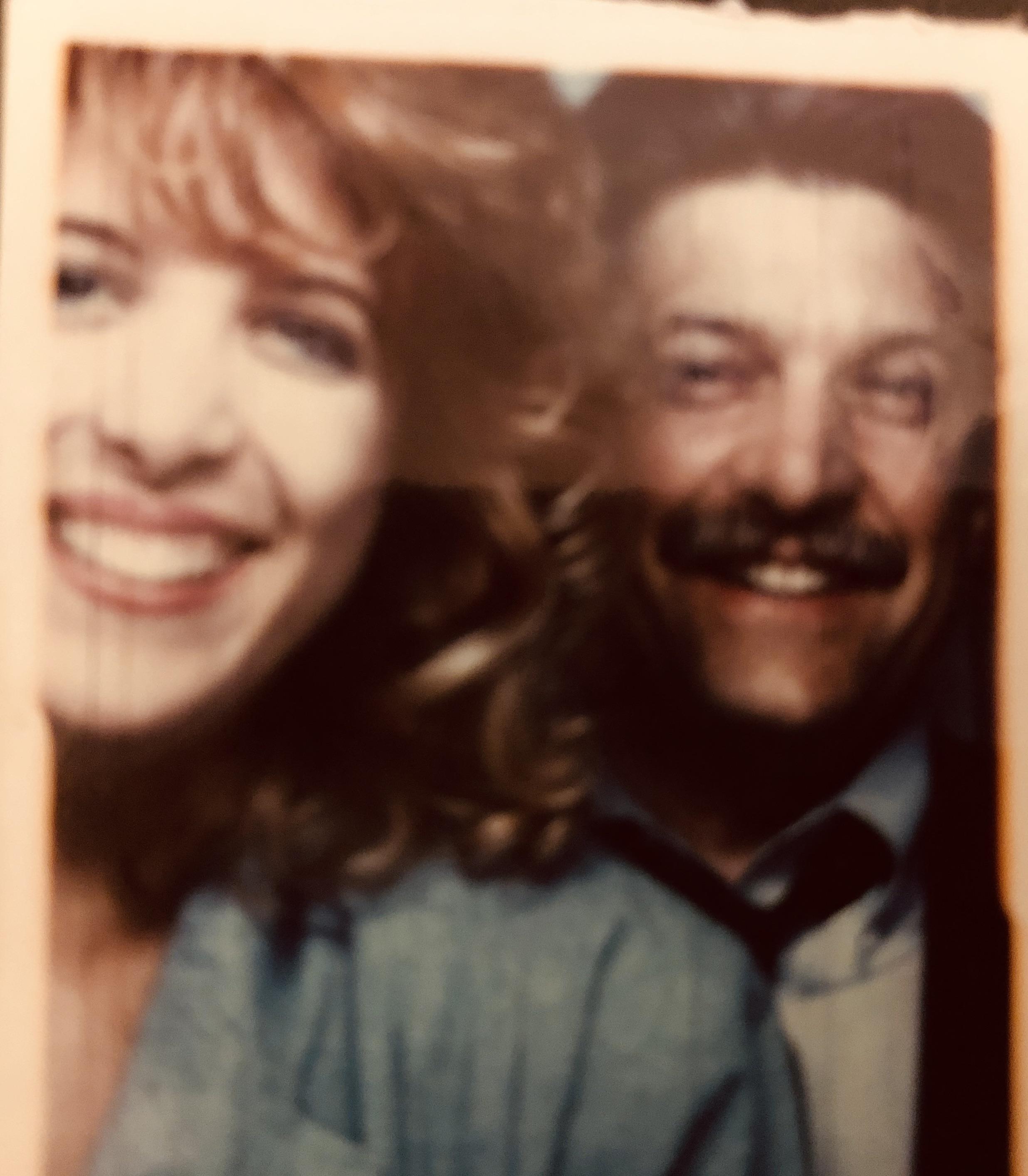 Me and my dad, 1986. Old mall photo booth. Richardson, TX. | Scrolller