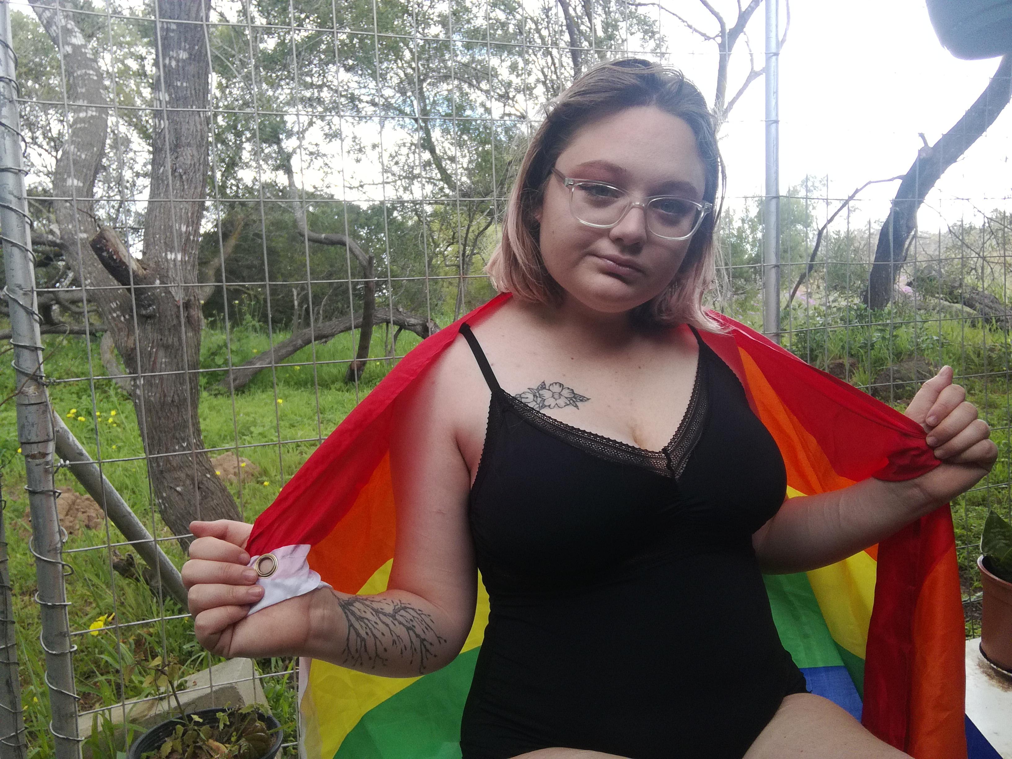 Me and my flag 😜 | Scrolller