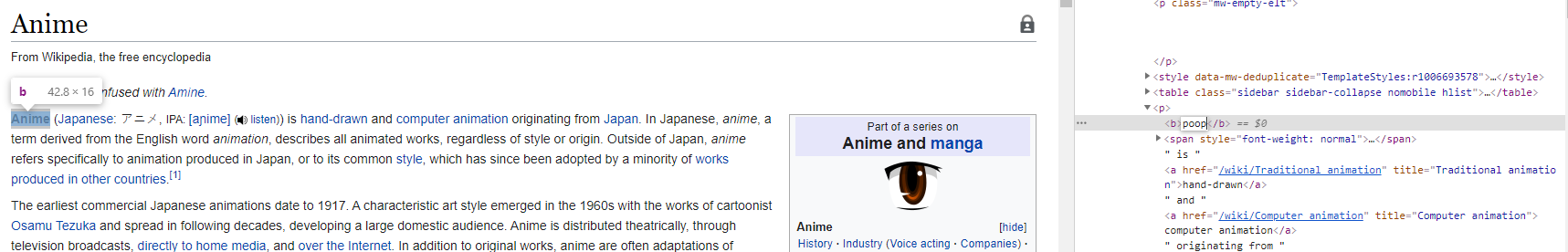 me learning i can use the inspect tool | Scrolller