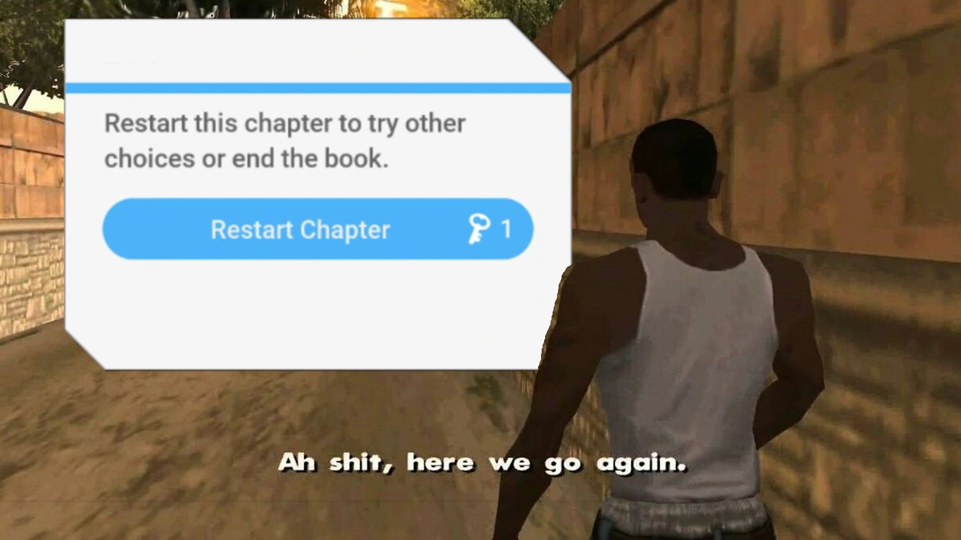 Me whenever I make the tiniest mistake that won't affect the plot in ...