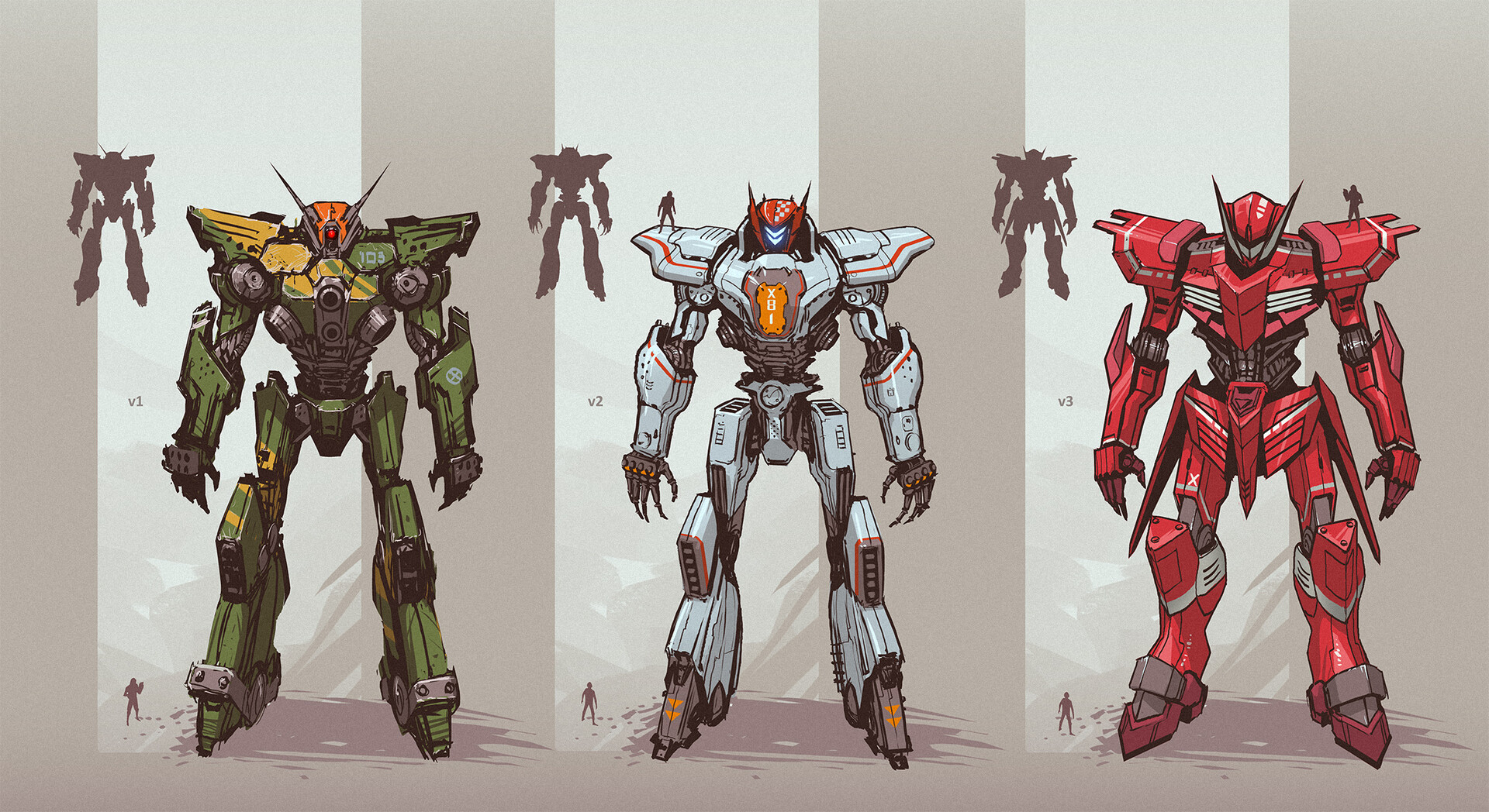 Mechs by Viktor Mukhin | Scrolller