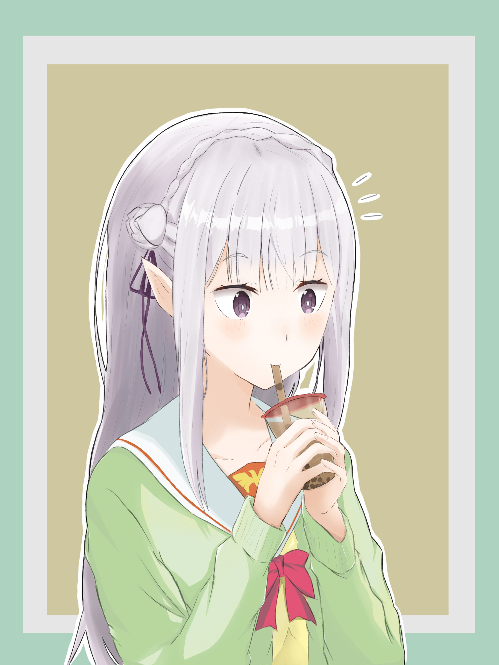 [Media] Daily Emilia #889: Lia drinking Boba Tea | Scrolller