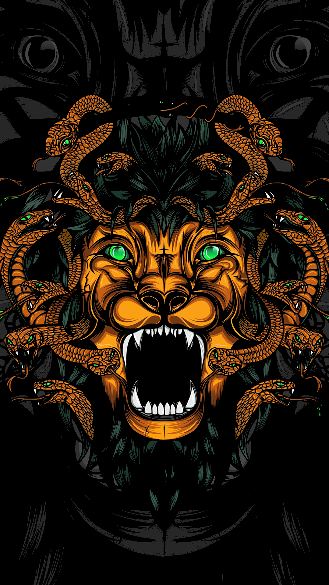 Medusa Lion [1080x1920] | Scrolller