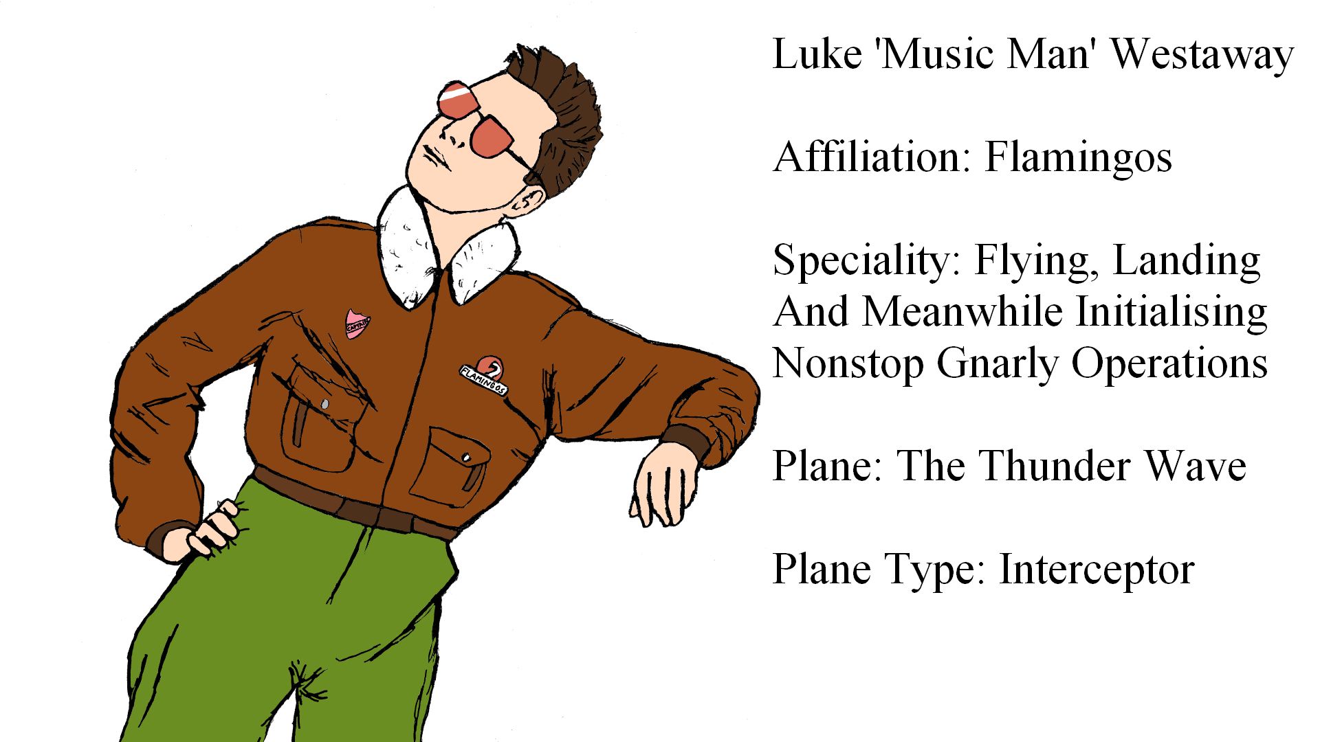 Meet the Flamingos - Captain Luke 'Music Man' Westaway | Scrolller
