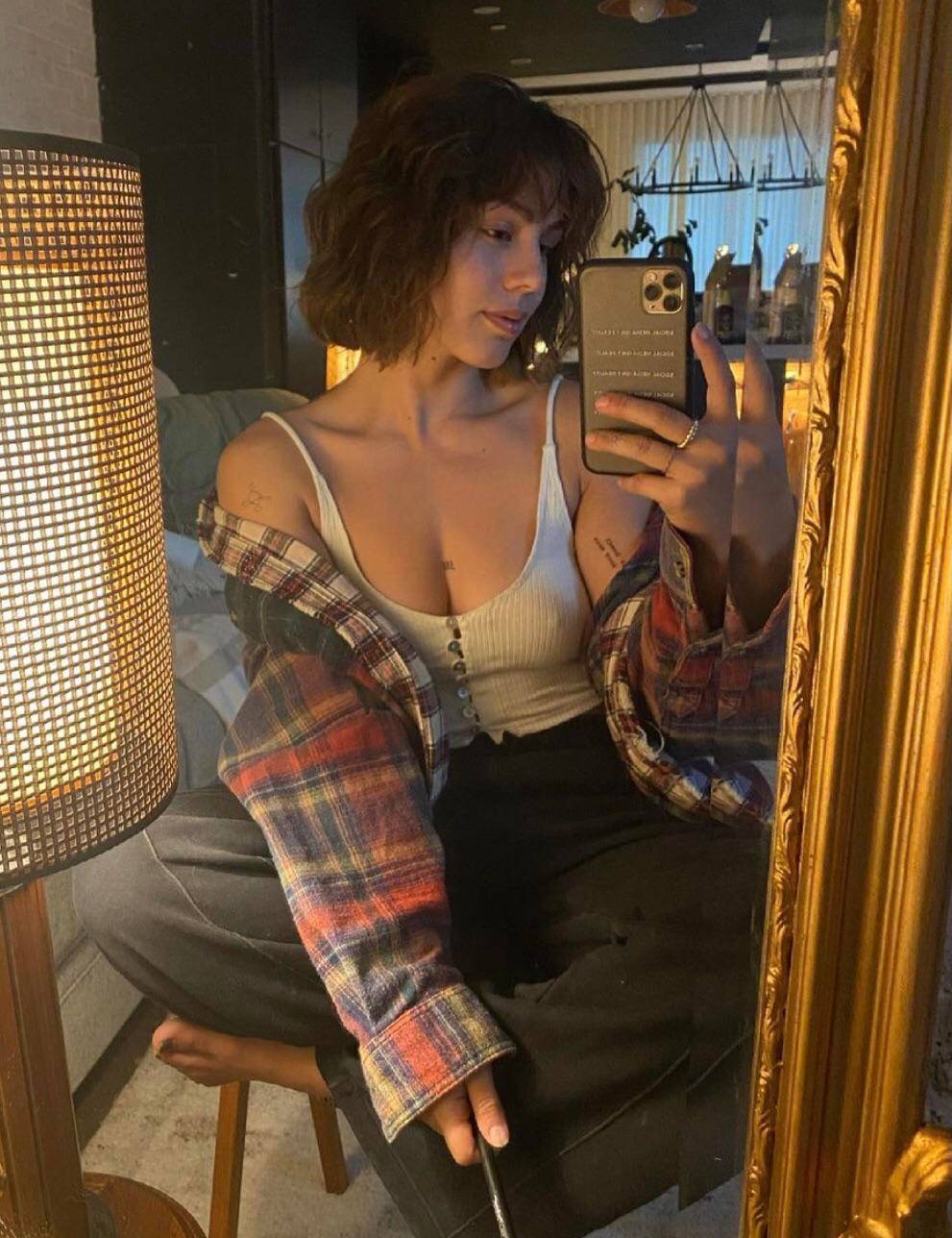 Megan hard nip & cleavage | Scrolller