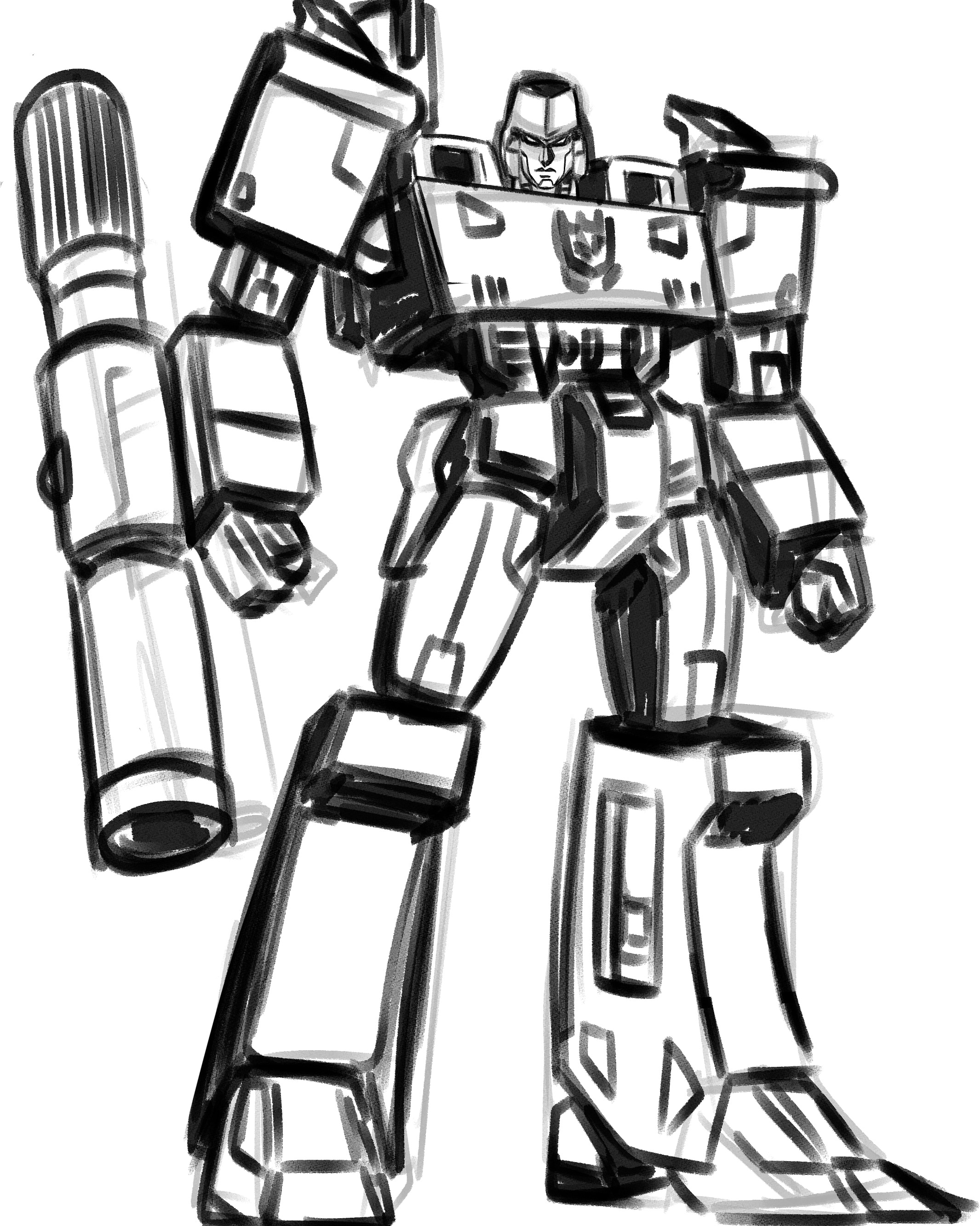 Megatron sketch | Scrolller