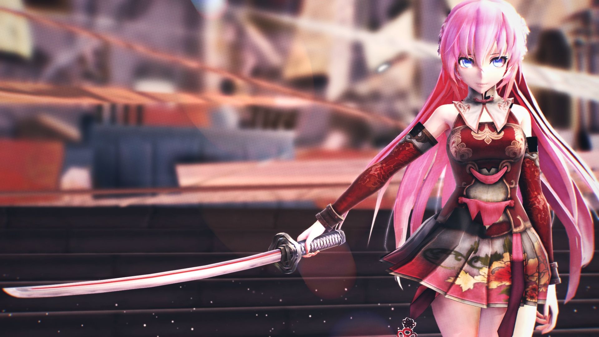 Megurine Luka of the Sword [1920x1080] | Scrolller