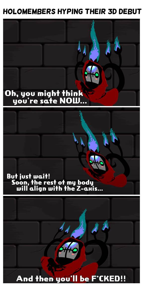 [Meme] Hyping a 3D Debut in a nutshell | Scrolller