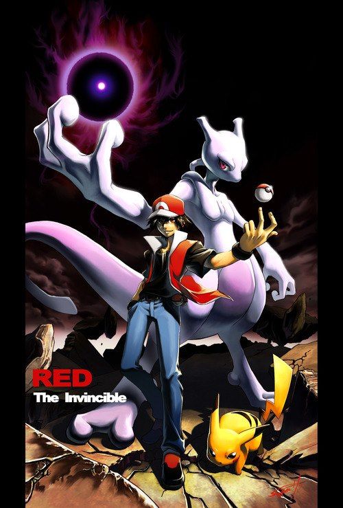 Mewtwo and Red the Invincible | Scrolller