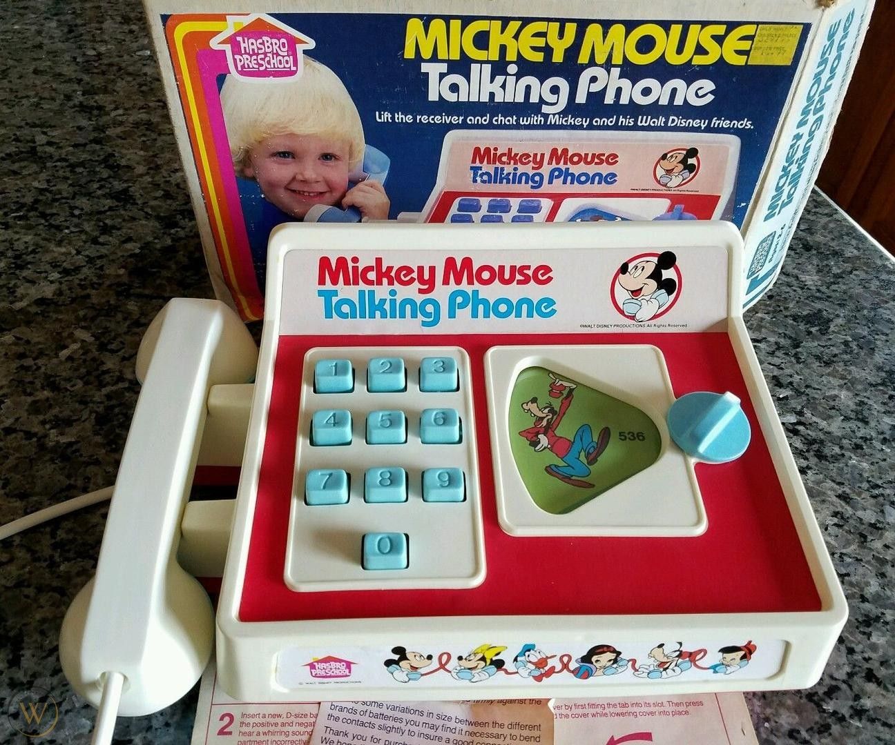 Mickey Mouse Talking Phone (1984) | Scrolller