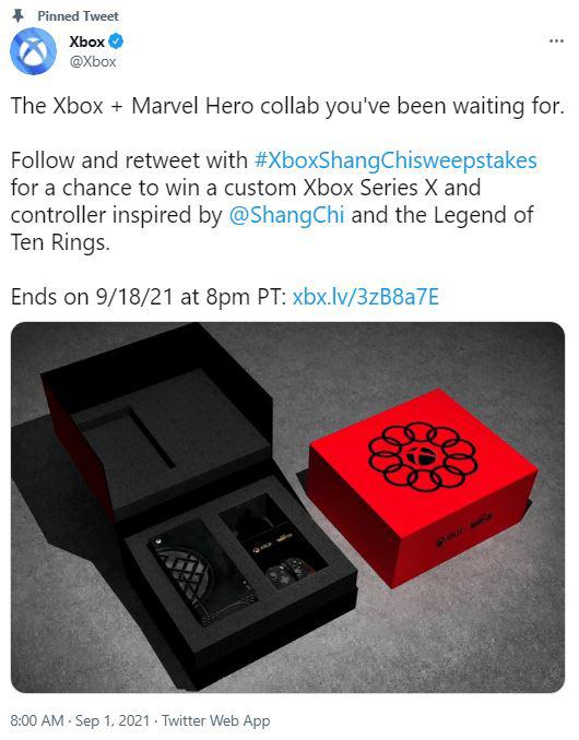 Microsoft and Marvel Collab for Custom Shang-Chi Xbox Series X | Scrolller