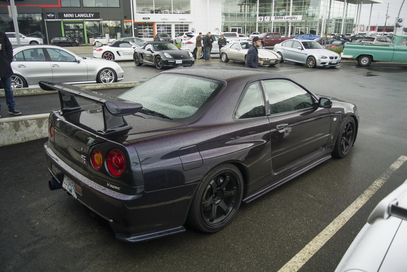 midnight purple godzilla - r34 gtr [OC] [1300x870] | Scrolller