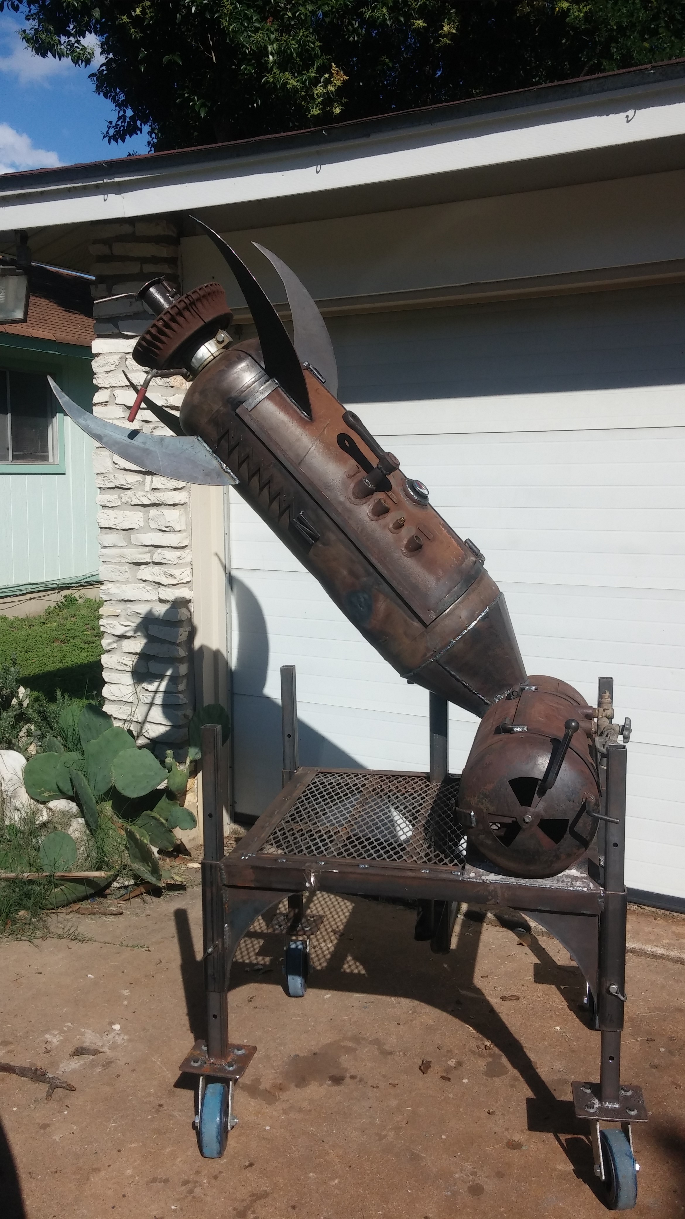 MIG weld, Rocket-smoker | Scrolller