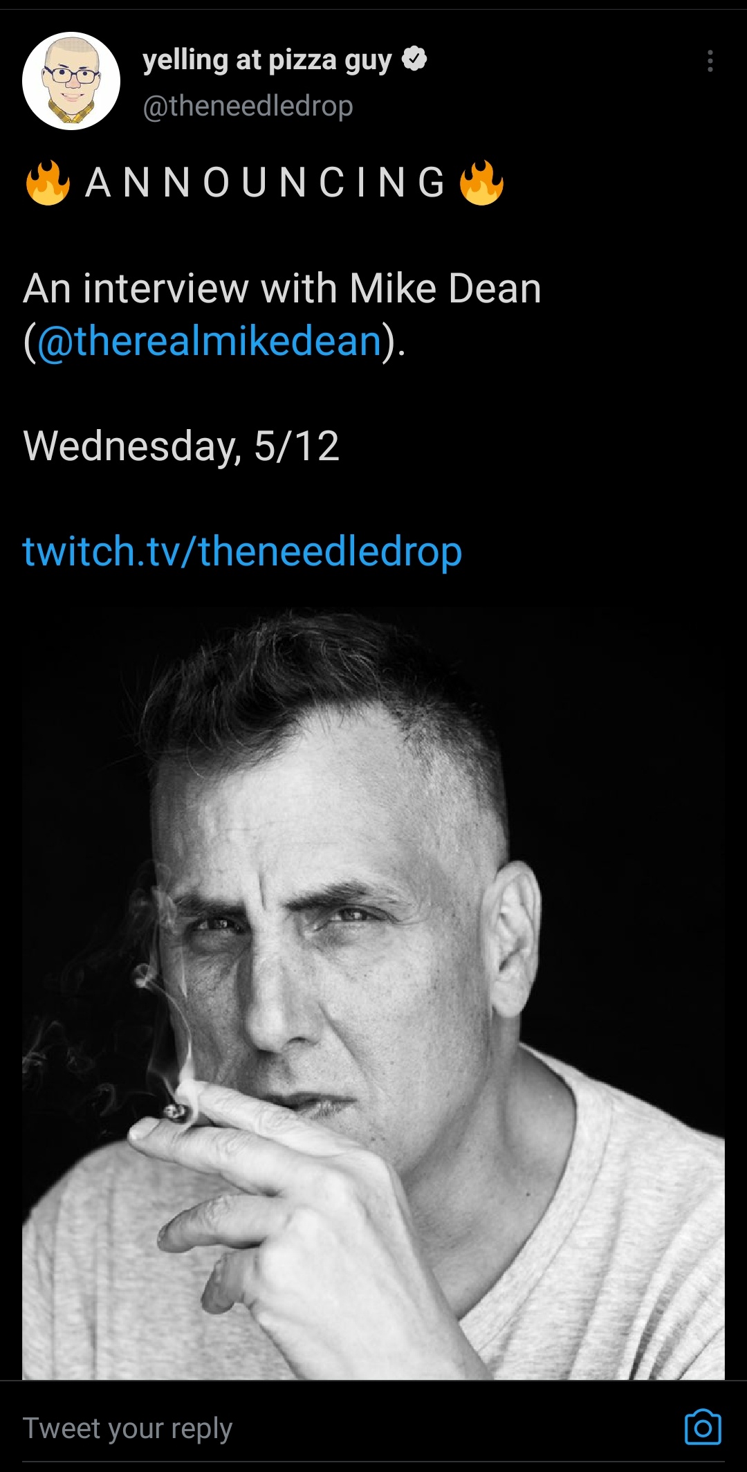 Mike Dean interview with melon. Fan questions can be submitted | Scrolller