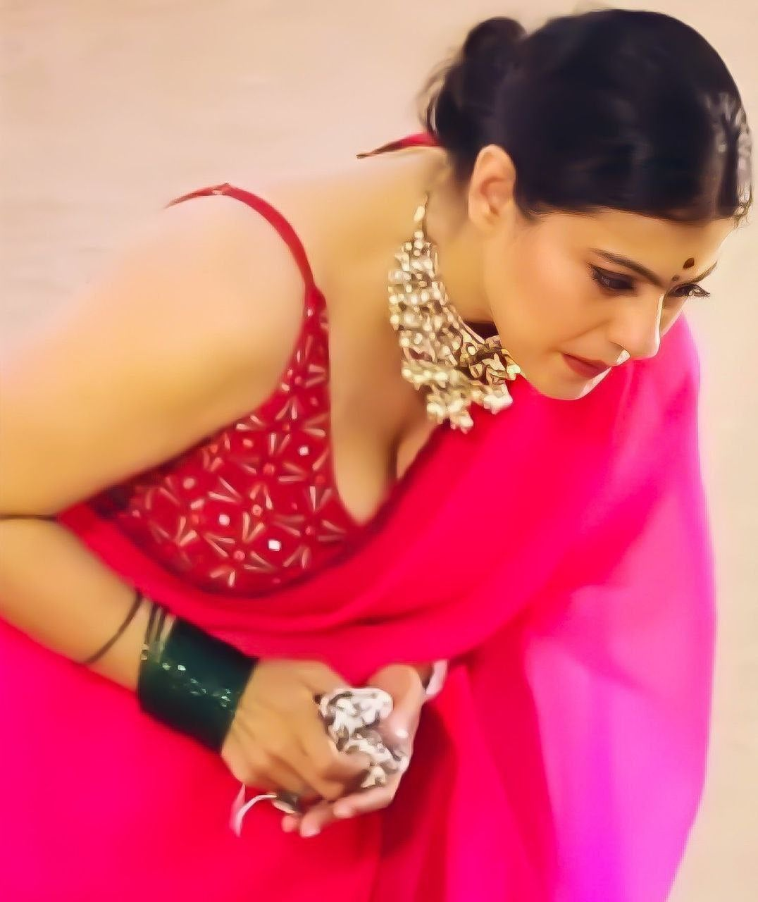 MILF Kajal waits for this time of the year to show her golden globes | Scrolller