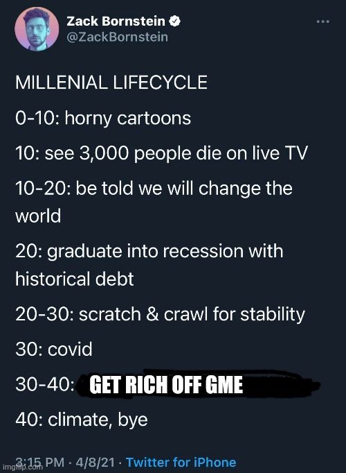 Millennial lifecycle updated | Scrolller