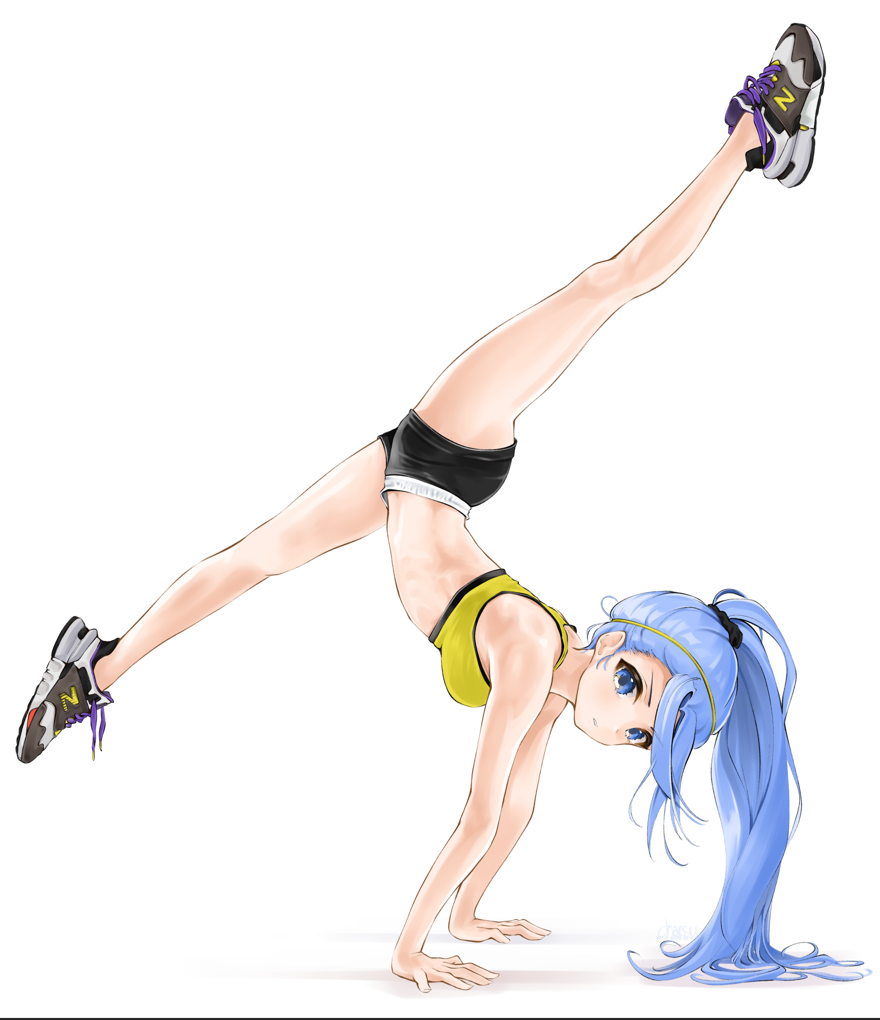 Minah Handstand Split | Scrolller