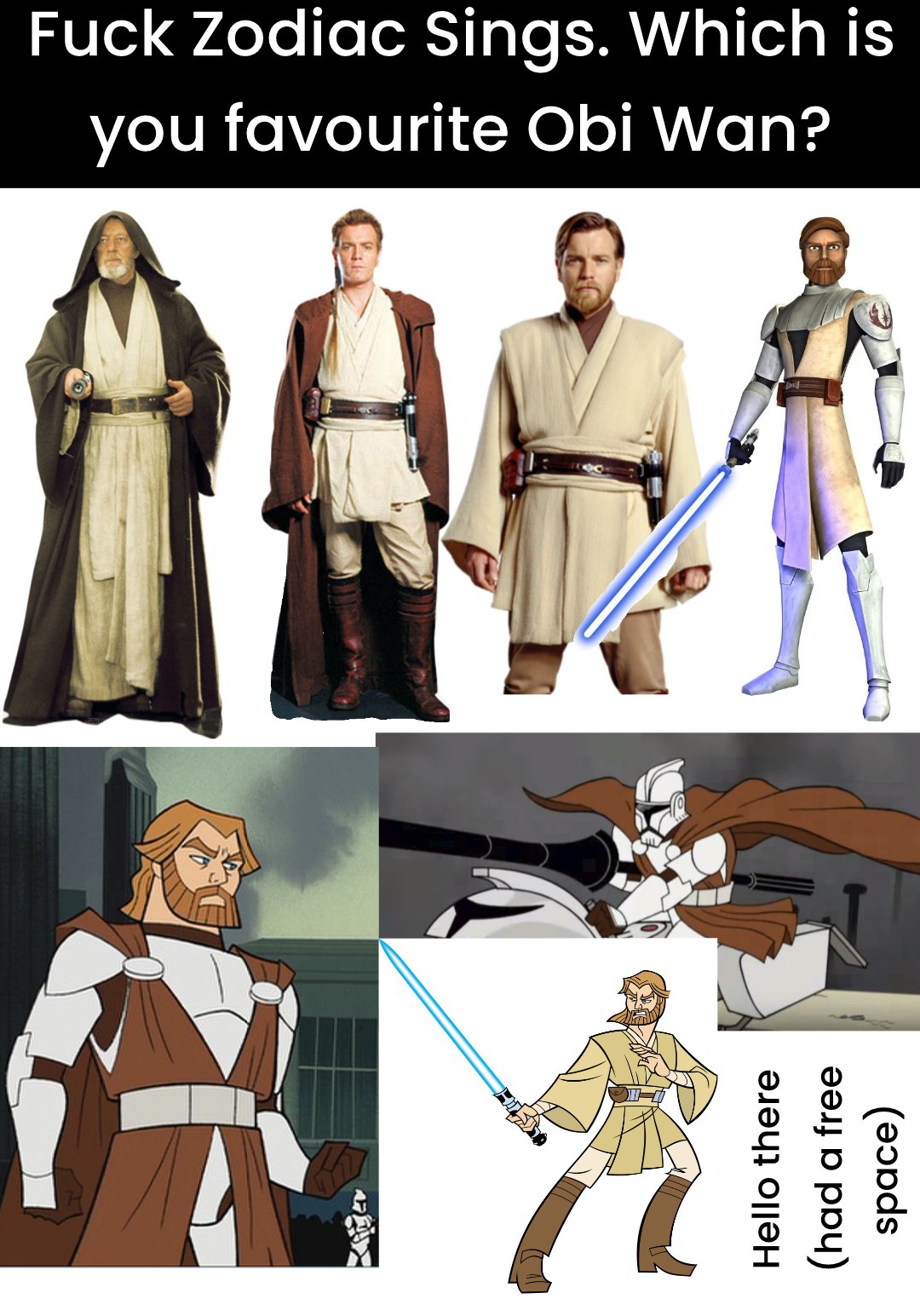 Mine is 2003 Clone Wars Obi Wan with the Clone armour | Scrolller