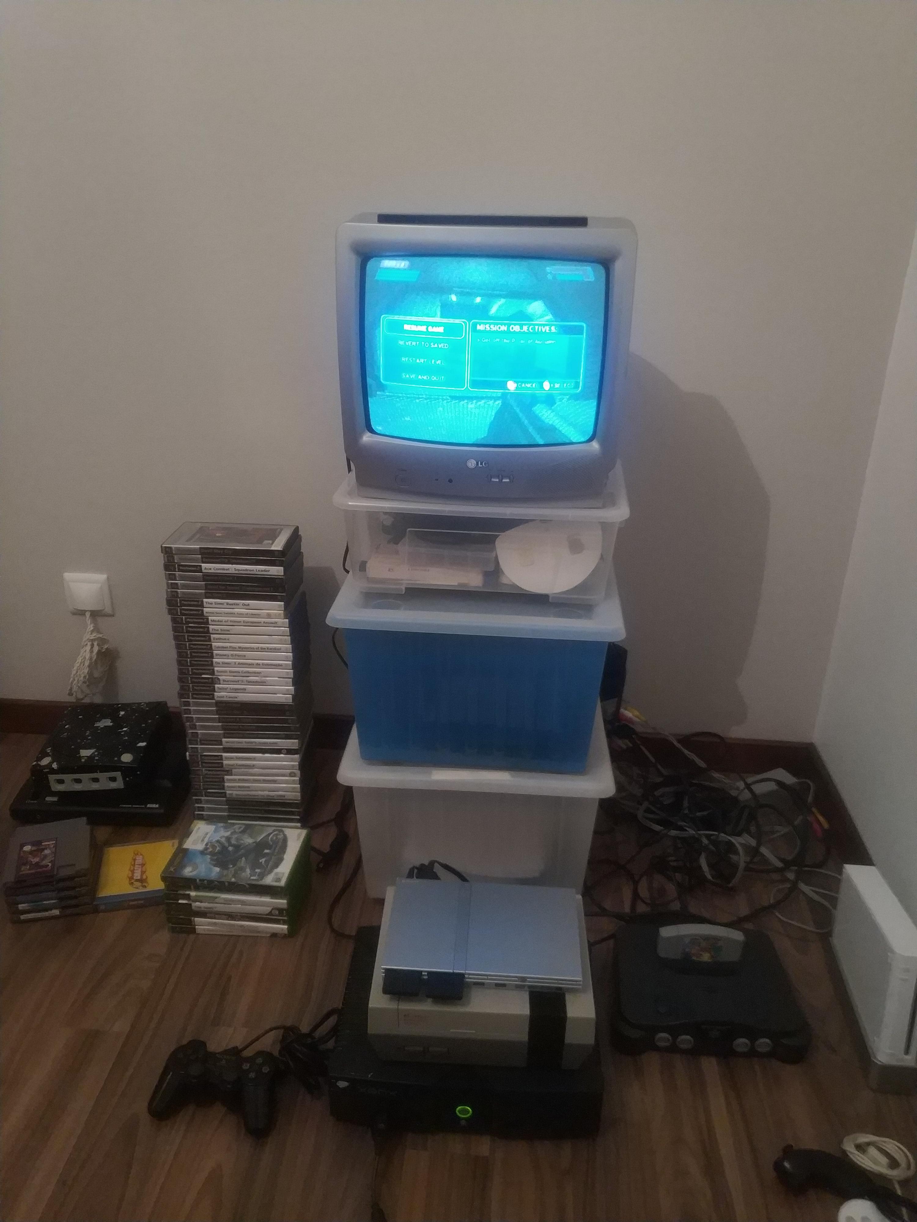 Mine is the very pinnacle of crt gaming setups, scrubs. | Scrolller