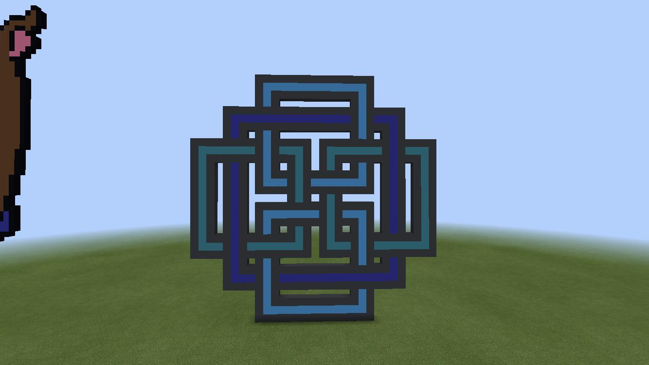 Minecraft Pixel art Illusion. | Scrolller