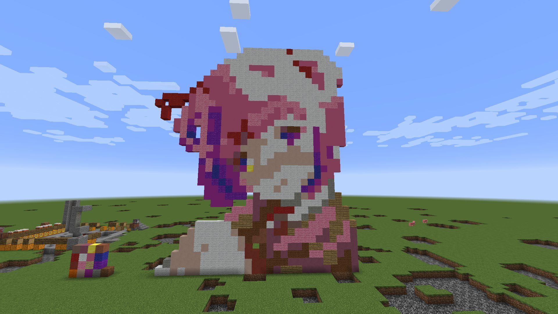 Minecraft Pixel art: Stardust Natsuki | Scrolller