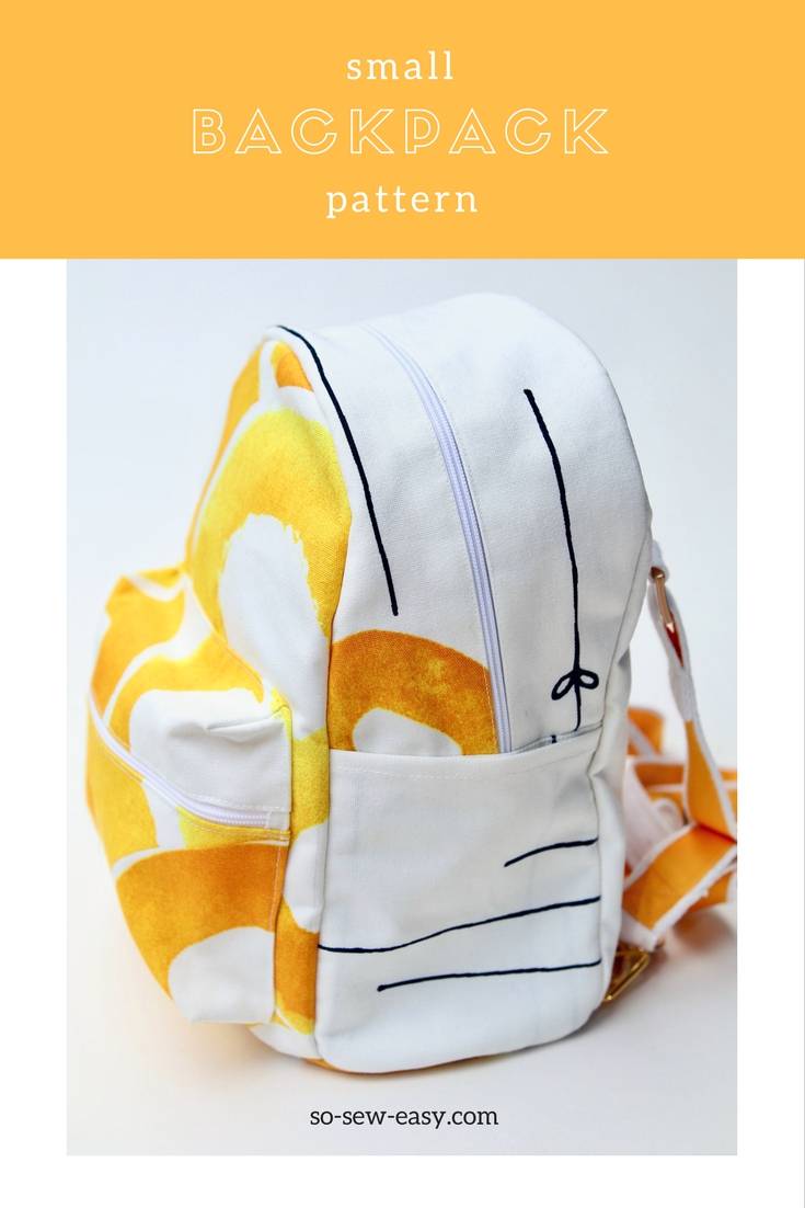 Mini backpack pattern and more from so-sew-easy. I'm new and thought I should share some ...